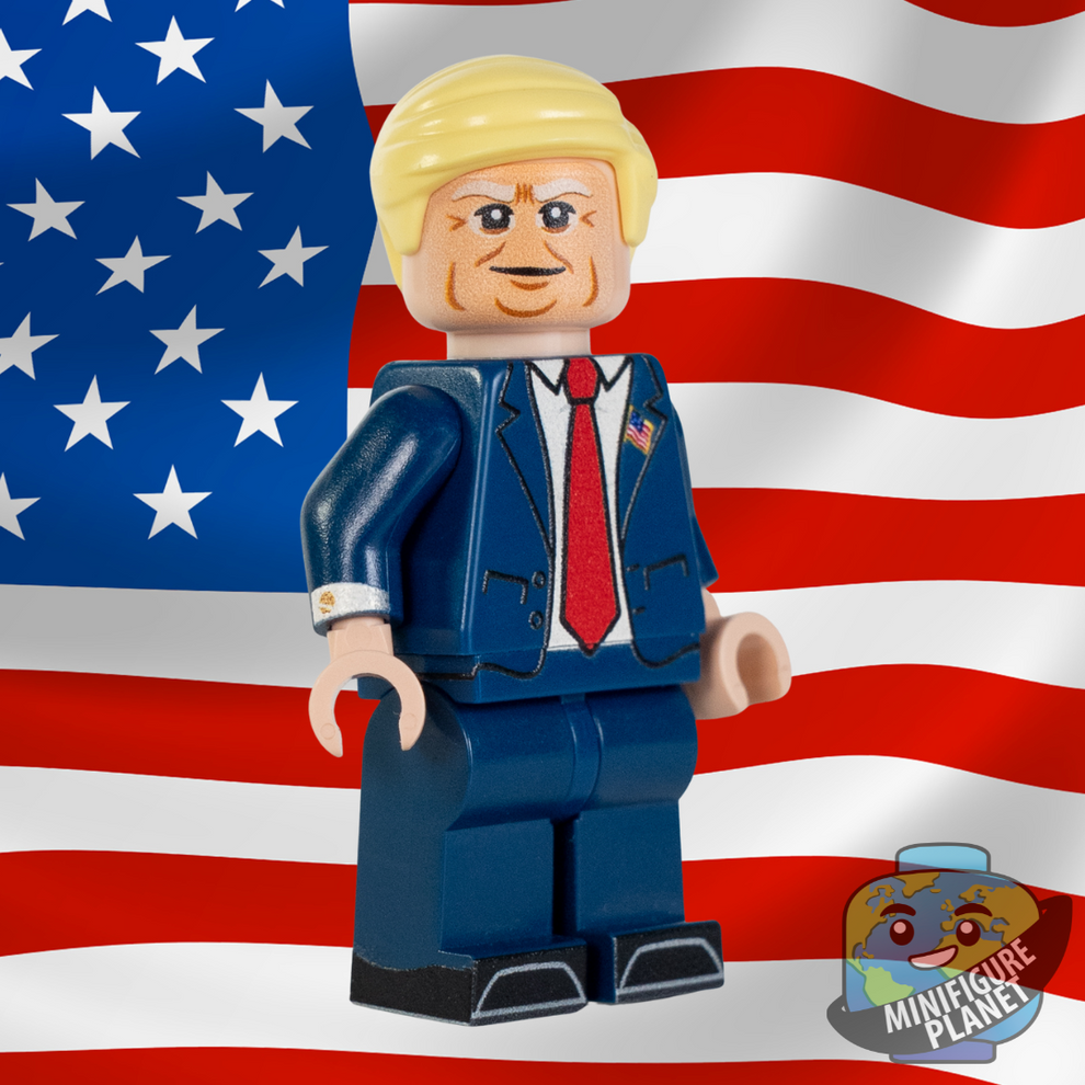 Lego Donald Trump Custom Printed Minifigure – Minifigure Planet